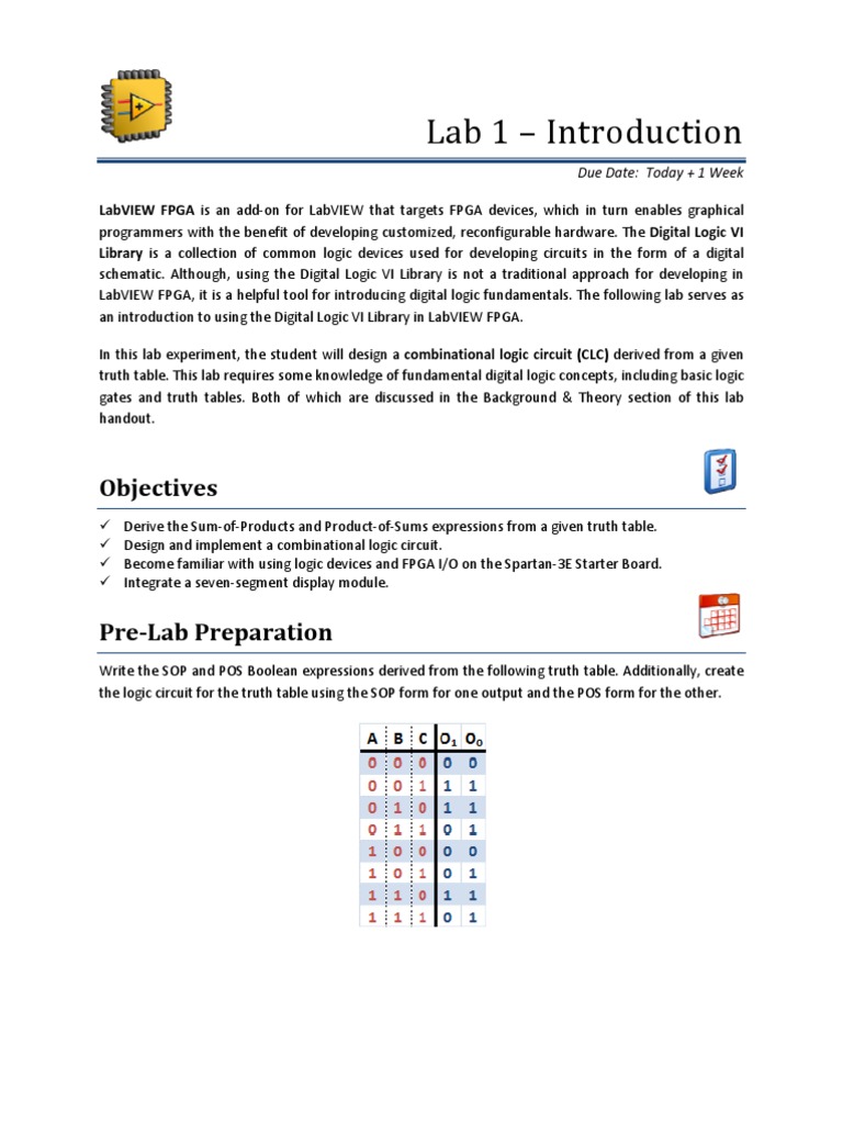 Digital Logic Fpga Lab Manual Pdf Logic Gate Binary Coded Decimal