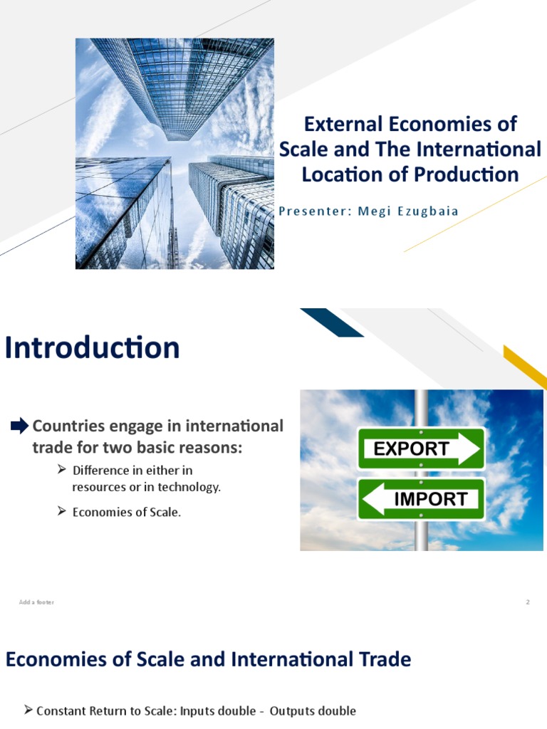 External Economies of Scale in Trade | PDF | Business | Finance & Money ...