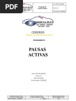 Programa de Pausas Activas | PDF | Estrés (biología) | Mano