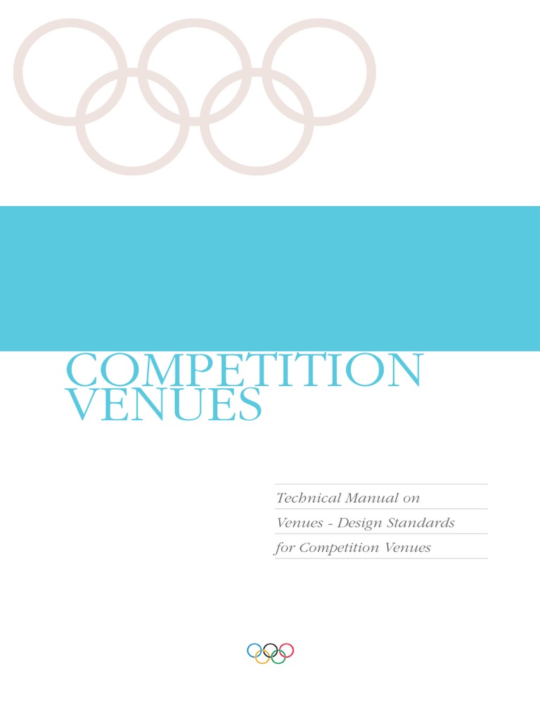 Technical Manual On Design Standards For Competition Venues PDF | PDF ...