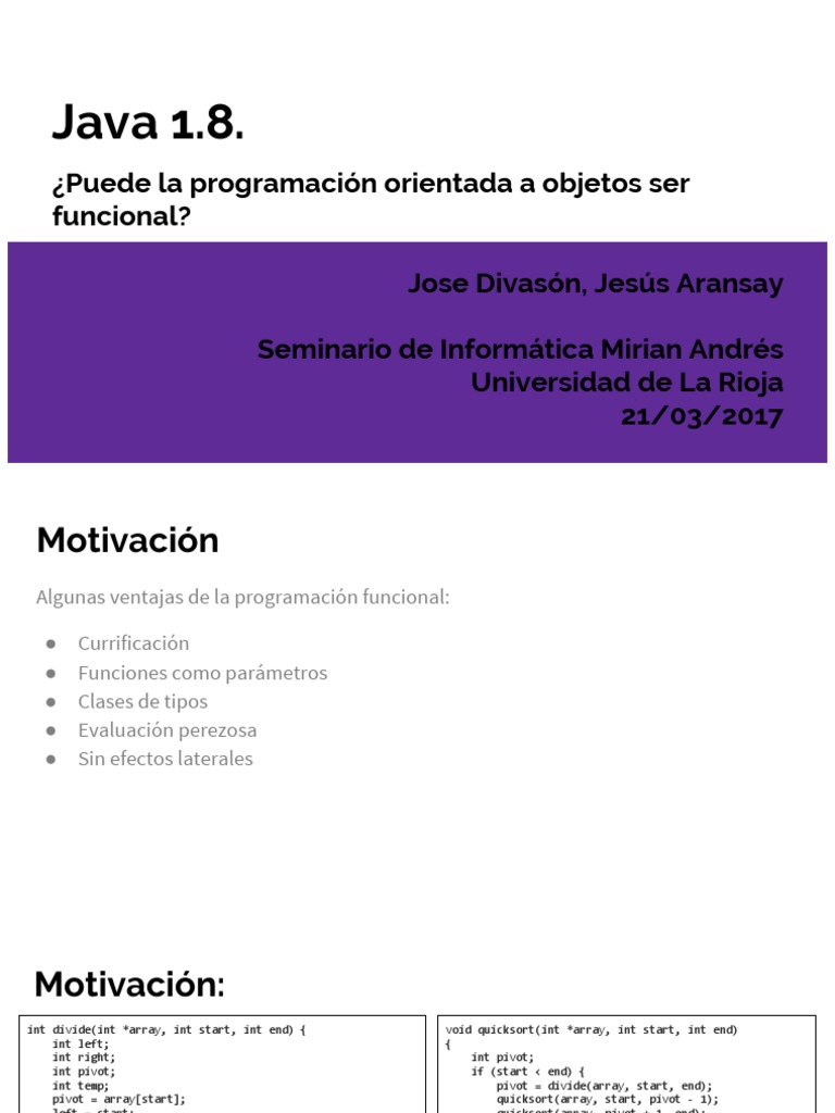Java Lambda PDF | PDF | Función anónima | Java (lenguaje de programación)