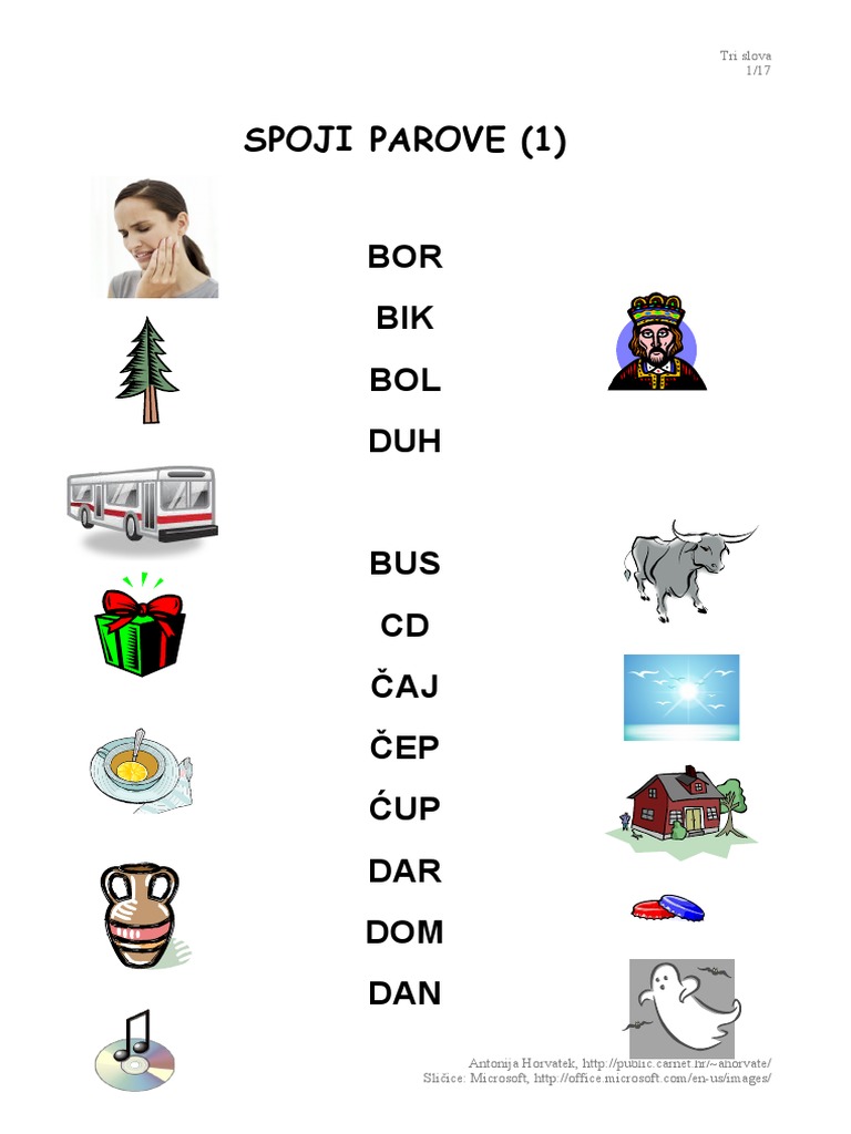 Citanje 3 Slova | PDF