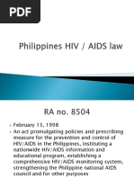 Philippine HIV and AIDS Policy Act (RA 11166) | PDF | Hiv/Aids ...