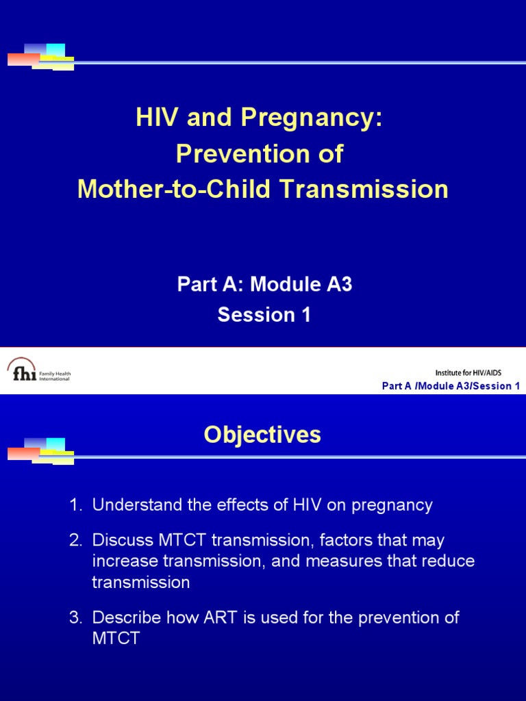 HIV and Pregnancy: Prevention of Mother-to-Child Transmission | PDF ...