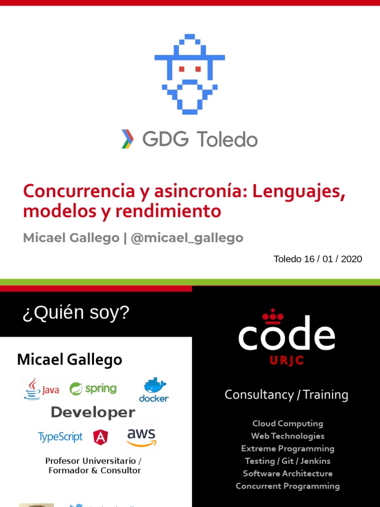 Concurrencia y asincronía: Una introducción a los modelos de programación concurrente y sus ...