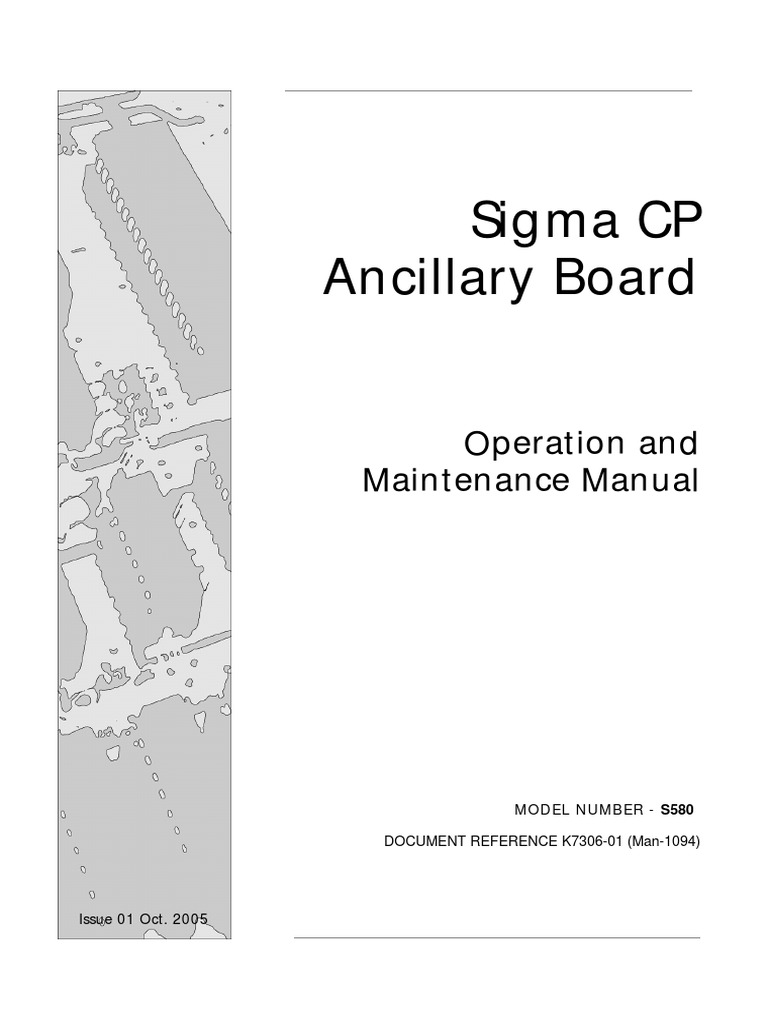Sigma CP Ancillary Board: Operation and Maintenance Manual | PDF ...