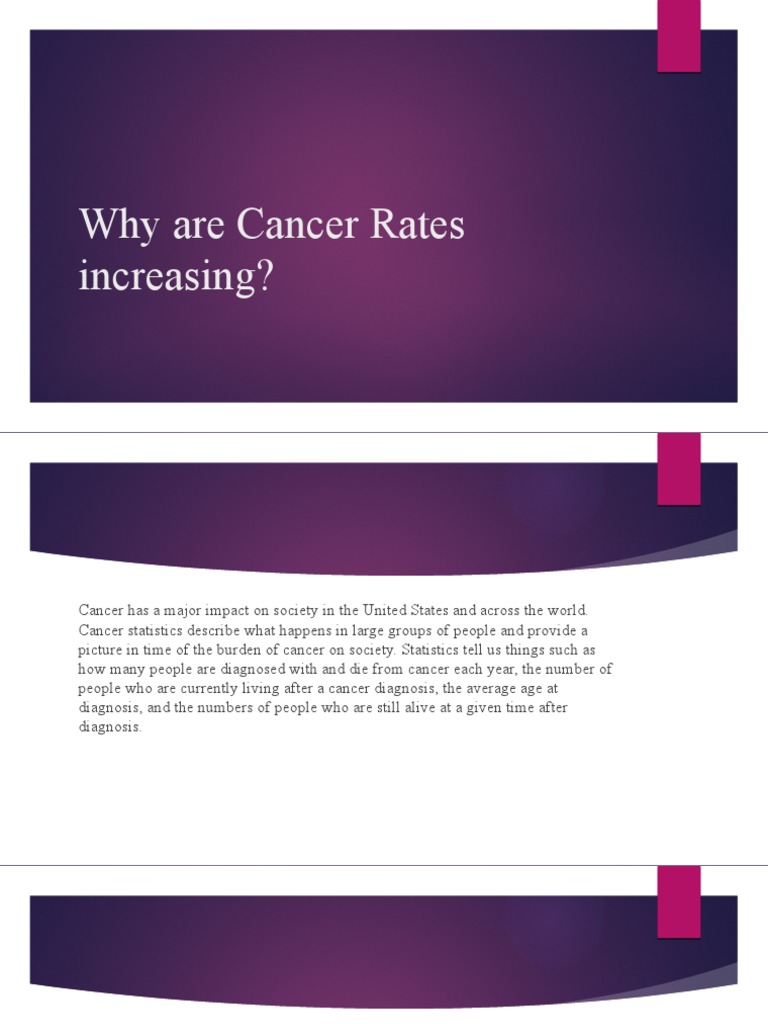 Why Are Cancer Rates Increasing? | PDF | Self-Improvement | Science ...