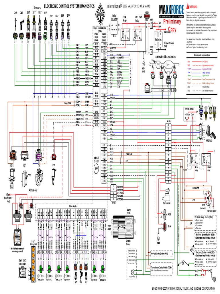 Preliminary Copy: Chassis Electrical Circuit Diagram Manual Electrical ...