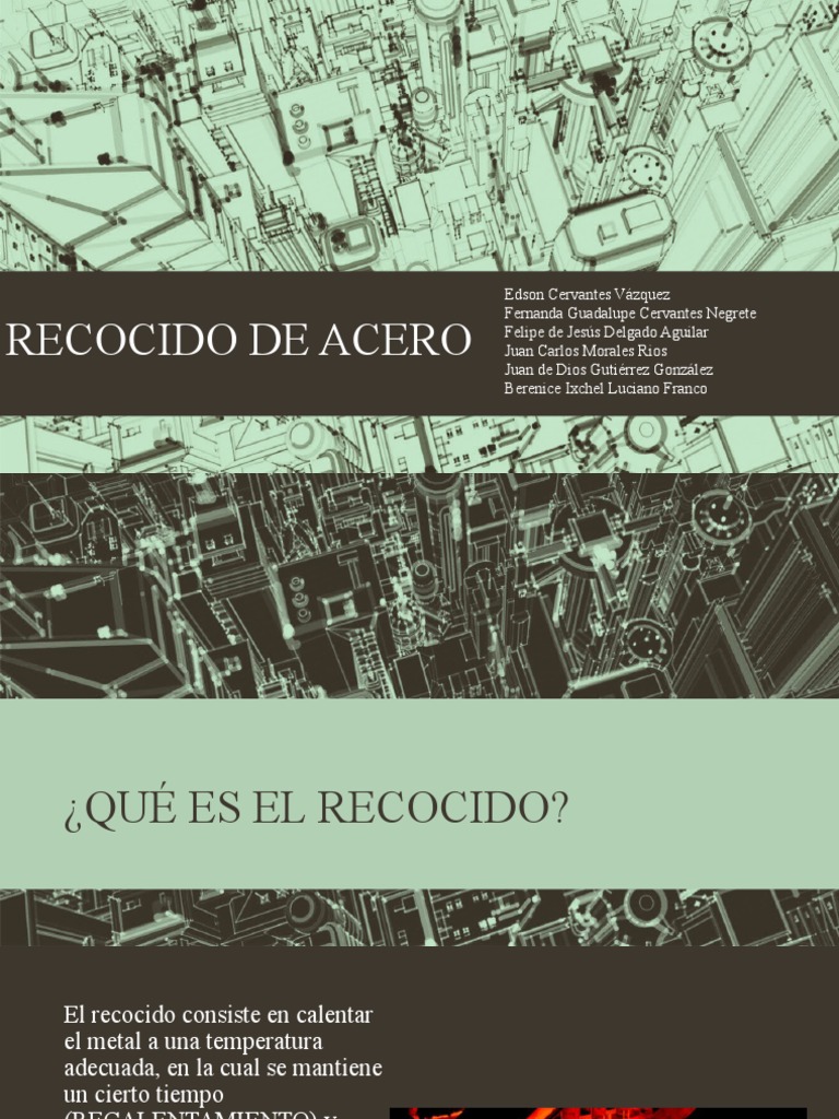 Recocido de Acero | PDF | Recocido (Metalurgia) | Tratamiento a base de ...