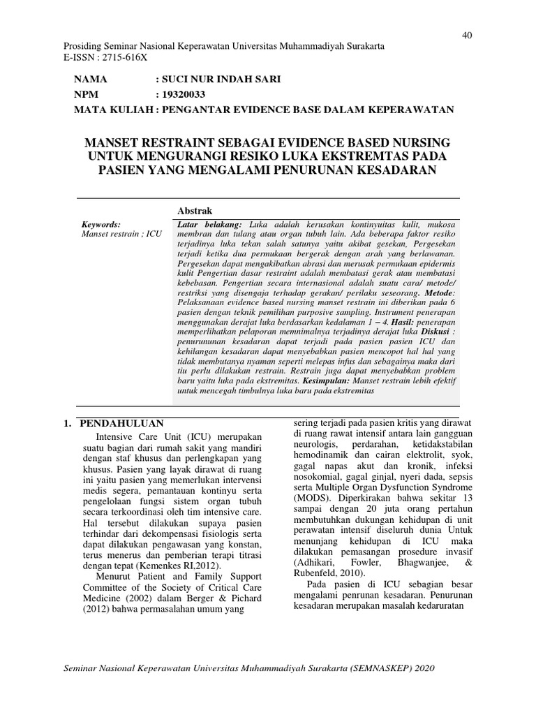 Suci Nur Indah Sari (19320033) | PDF