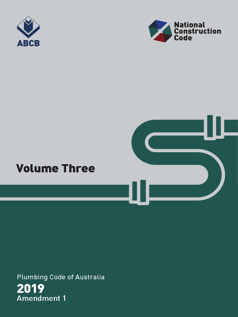 NCC - 2019 - Volume - Three - Amendment 1 PDF | PDF | Plumbing ...