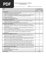 Ear Examination OSCE Checklist | PDF