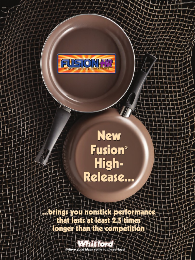 Whitford Fusion HR-TEST (Milk Non-Stick - Salt) | PDF | Chemical ...