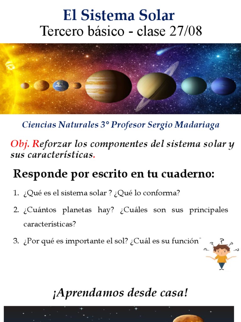 Repaso Sistema Solar | PDF