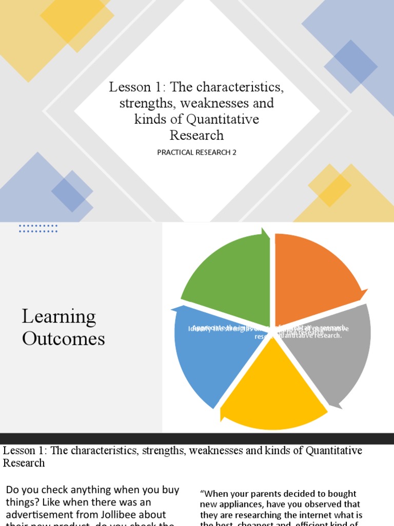 Lesson 1: The Characteristics, Strengths, Weaknesses and Kinds of ...