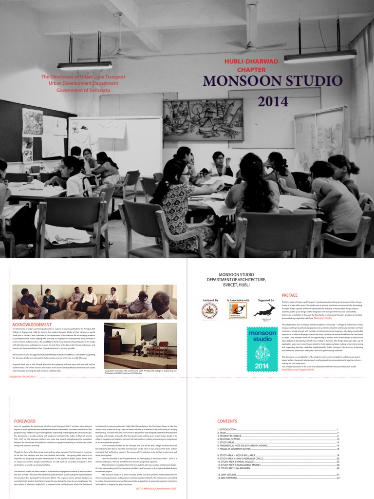 Monsoon Studio 2014 PDF | PDF | Urban Design | Traffic