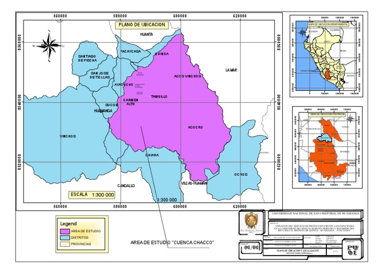 Plano Ubicacion Chacco A3 | PDF | América del Sur | Perú