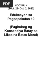 Grade 10 ESP Module 2 1st Quarter | PDF