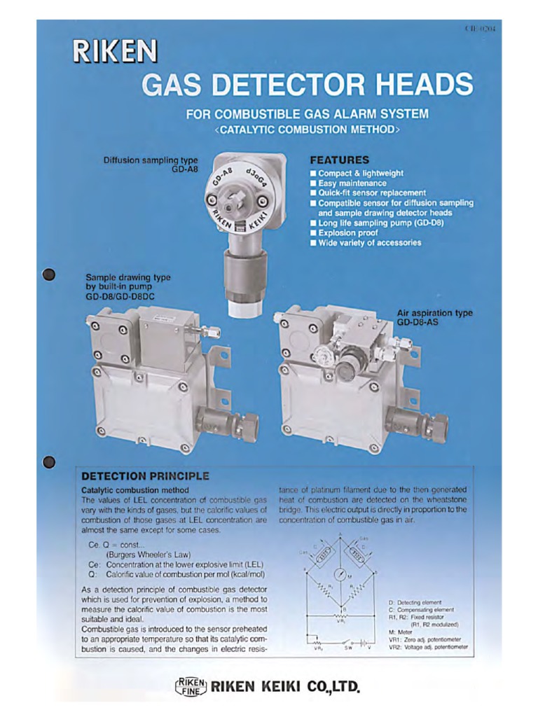 Spec GD-A8 Gas Detector | PDF