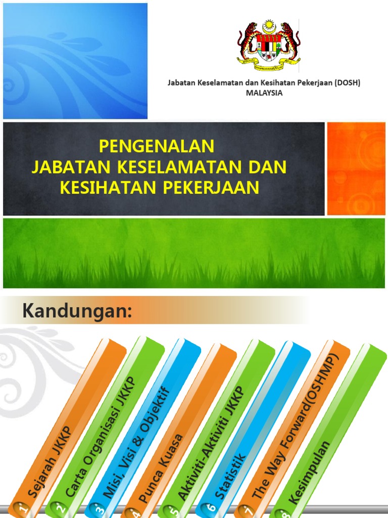 Pengenalan JKKP | PDF | Occupational Safety And Health | Working Conditions