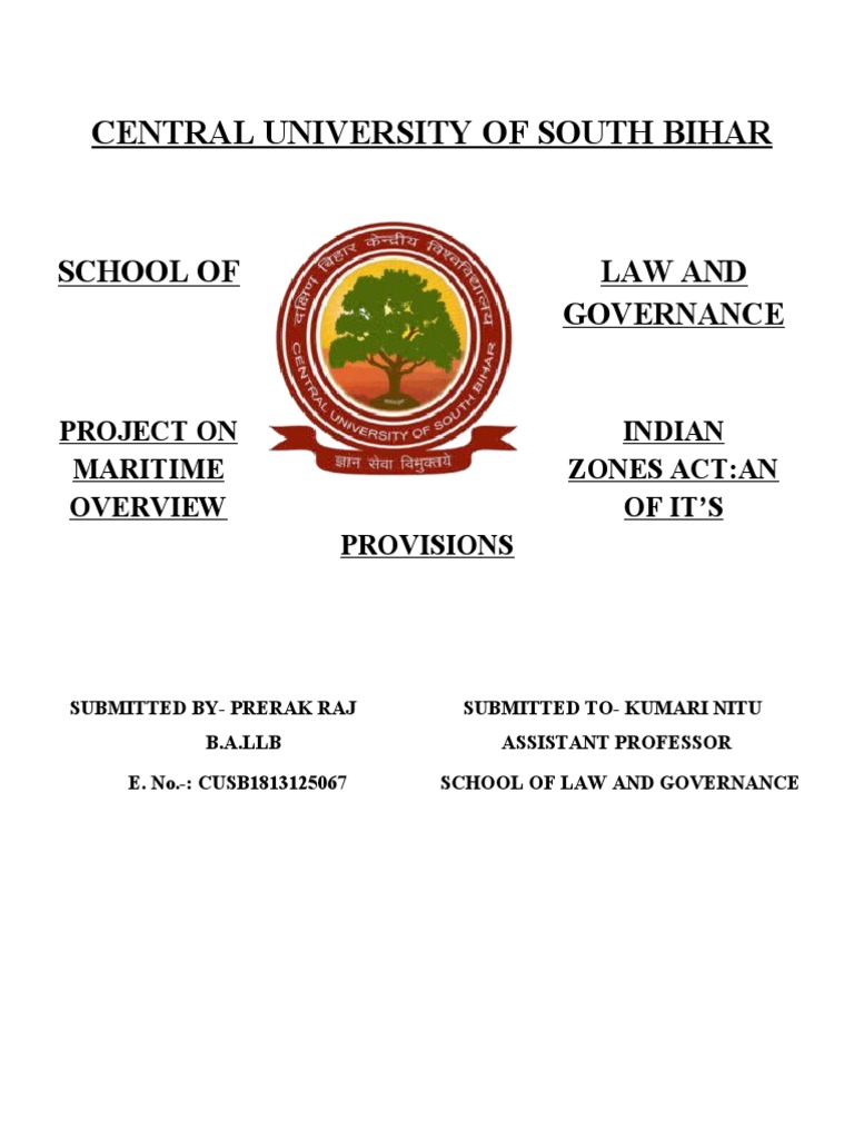 Pil Project | PDF | Territorial Waters | Government Information