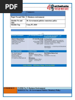 Economics Project 1 | PDF | Reserve Bank Of India | Money Supply