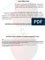 FSSAI Audit Checklist | PDF | Audit | Food Safety