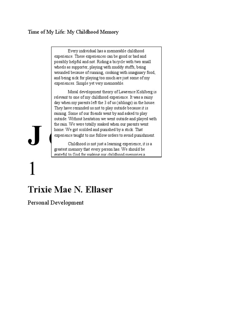 Time of My Life | PDF