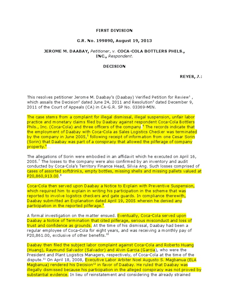 Jerome VS Coca Cola | PDF | Appeal | Justice