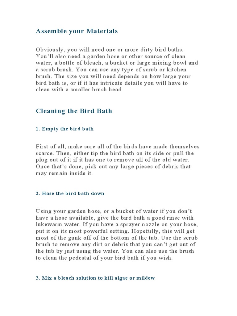 Assemble Your Materials | PDF