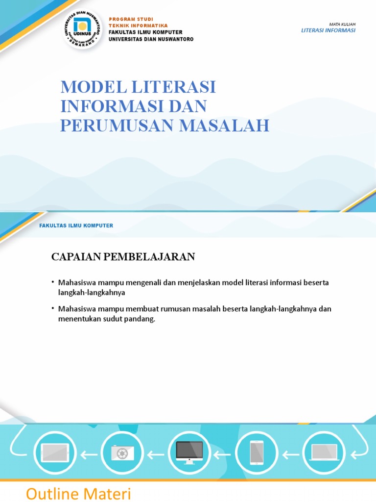 Model Literasi Informasi dan Masalah | PDF