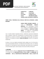 Queja A Control Interno Ministerio Publico | PDF | Gobierno | Justicia