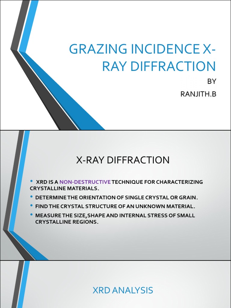 Grazing Incidence X by Grem N3 PDF | PDF | X Ray Crystallography ...