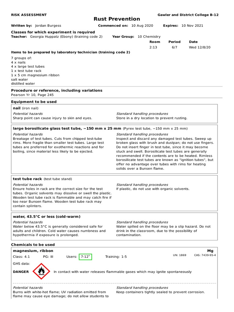Rust Prevention | PDF