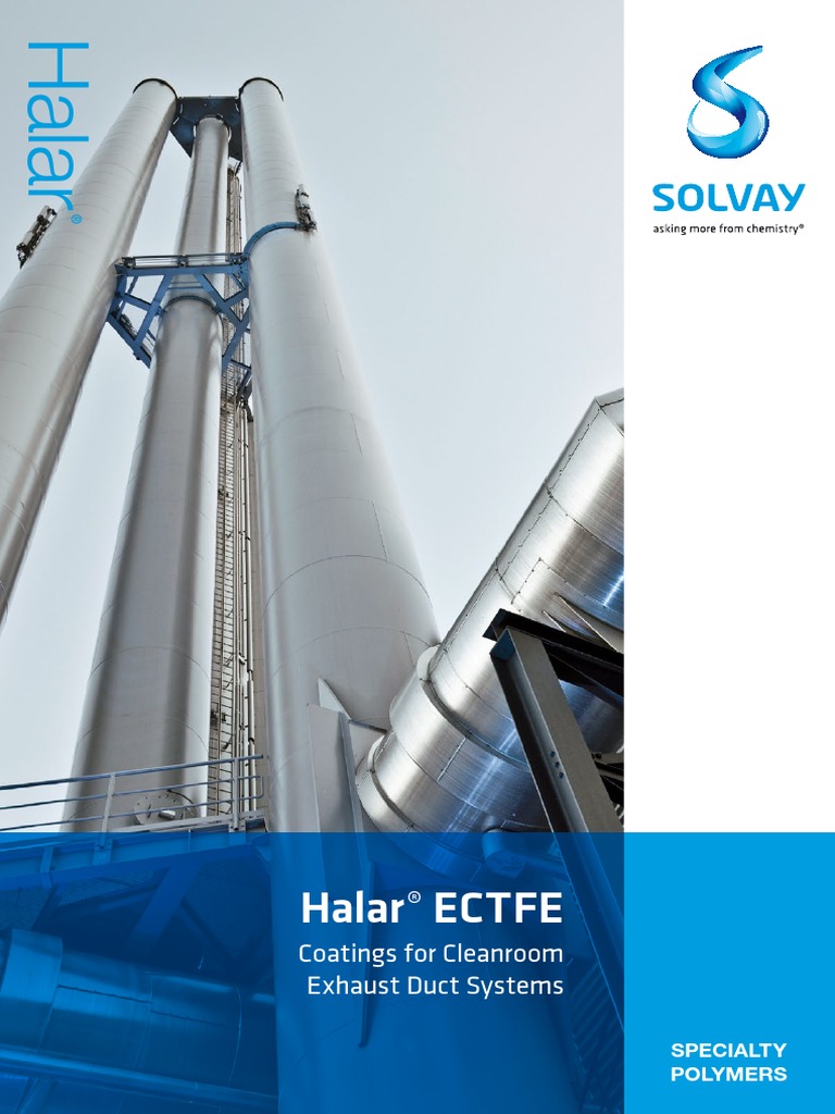 Halar Ectfe: Coatings For Cleanroom Exhaust Duct Systems | PDF | Chemistry | Materials