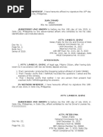 Sample Jurat | PDF | Finance & Money Management | Law