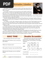 BrainPOP Christopher Columbus Quiz | PDF | Christopher Columbus ...