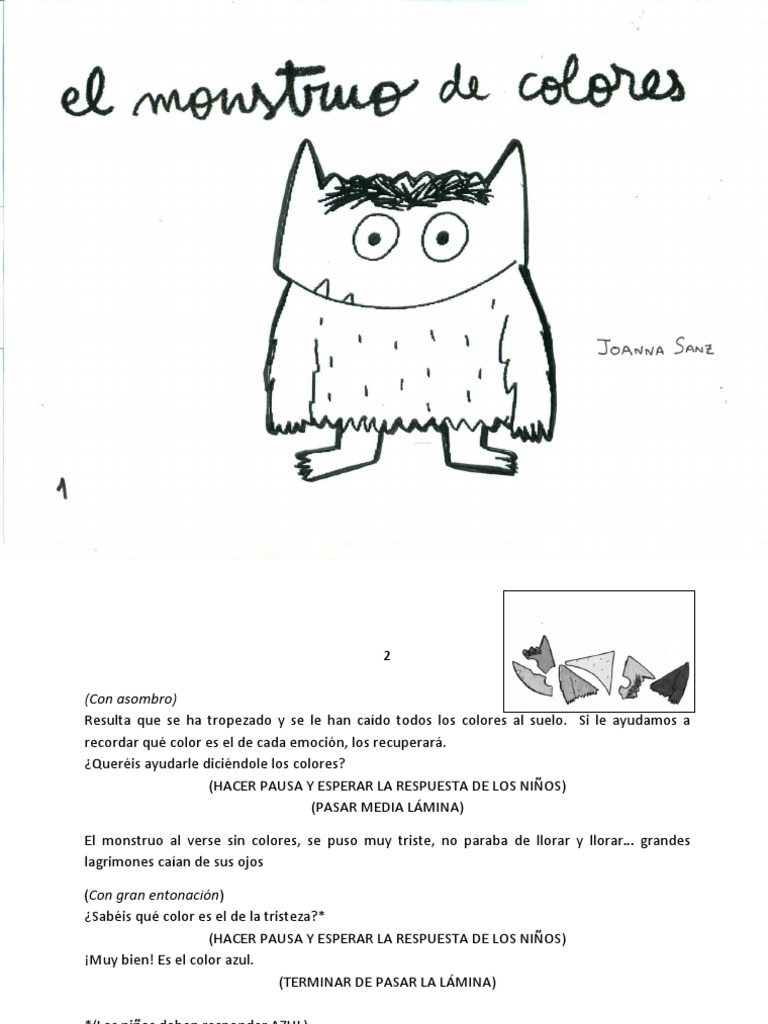 El Monstruo de Colores | PDF | Color