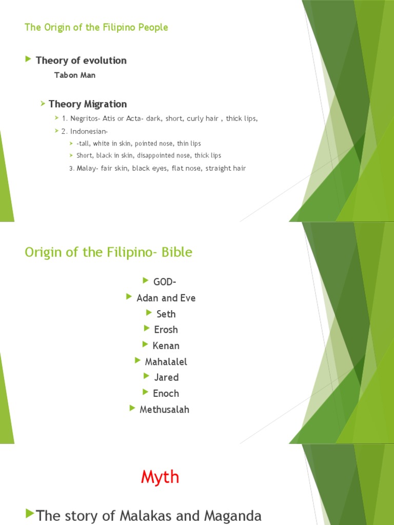The Origin of The Filipino People | PDF | Philippines