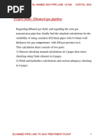 Line Pack Calculation for Gas Pipeline | PDF