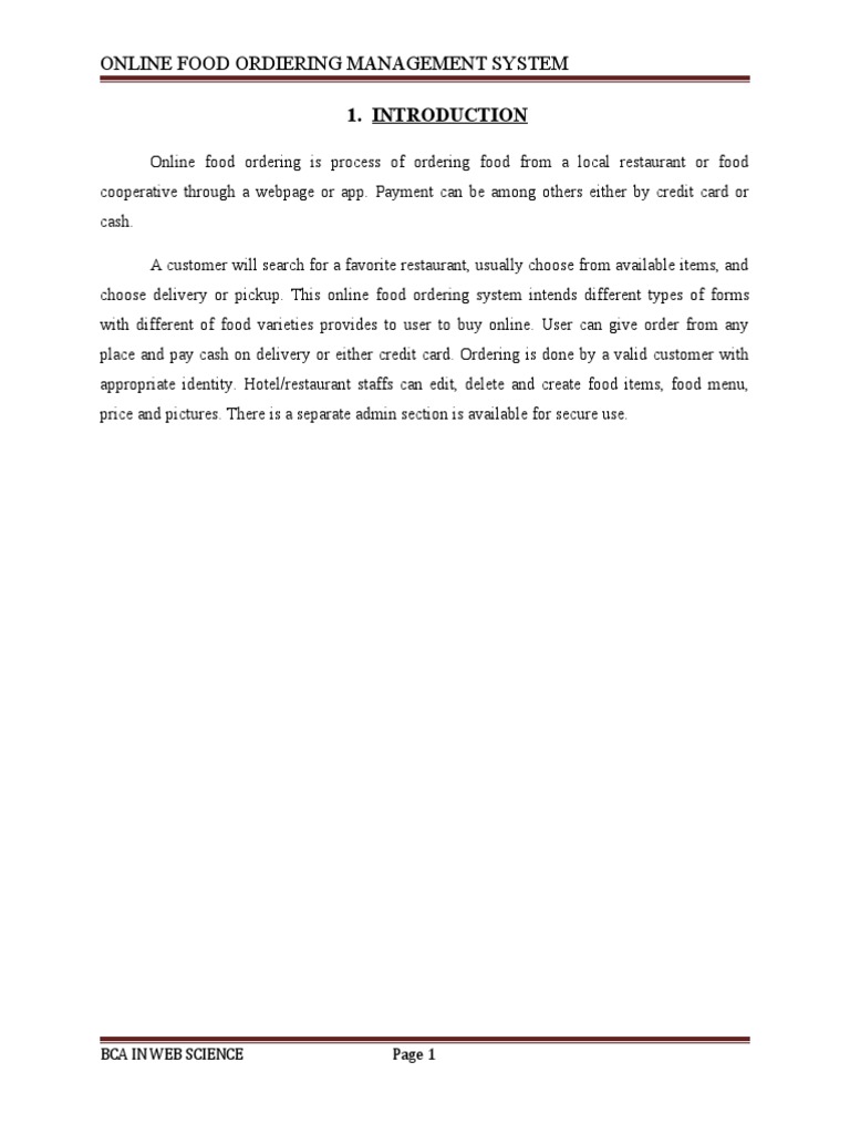 Online Food Ordering System Overview | PDF | Software Testing | System