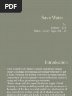 Water Save Brochure | PDF | Water Conservation | Water Resources