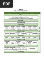 Badminton Training Program | PDF | Physical Exercise | Weight Training