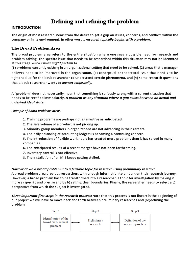 Refining Research Problems and Questions | PDF | Academic Journal | Data