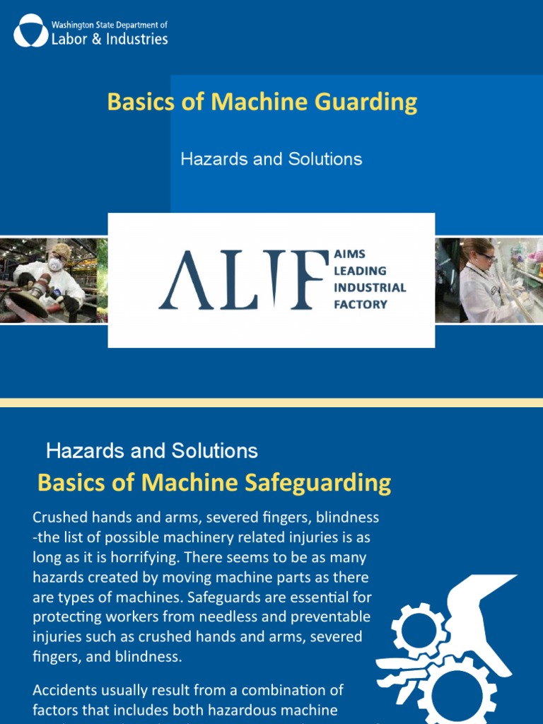 Machine Safeguarding | PDF | Machines | Hazards