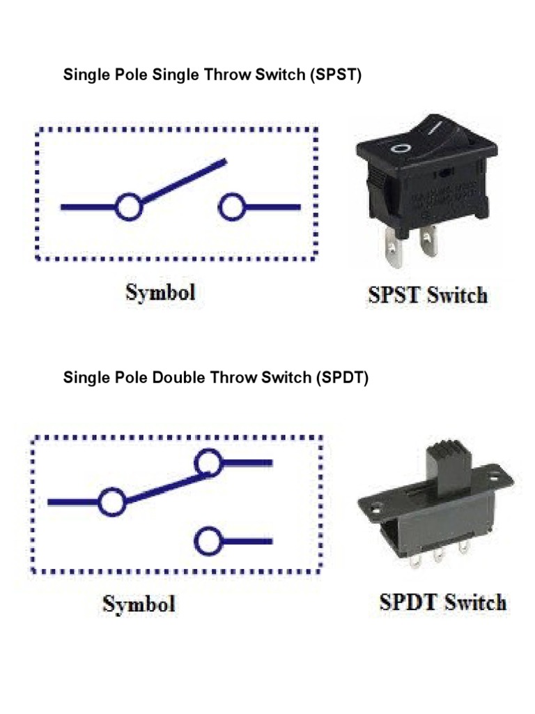 Single Pole Single Throw Switch (SPST) | PDF