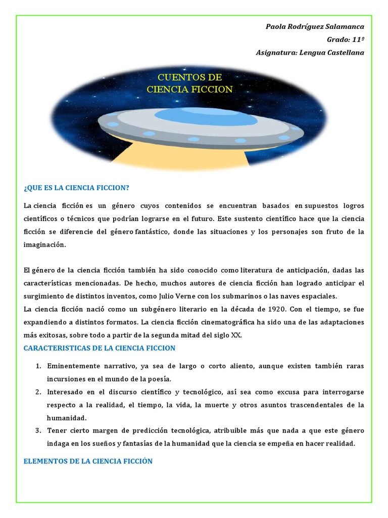 CUENTOS DE CIENCIA FICCION 11o | PDF | Ciencia ficción | Cuentos