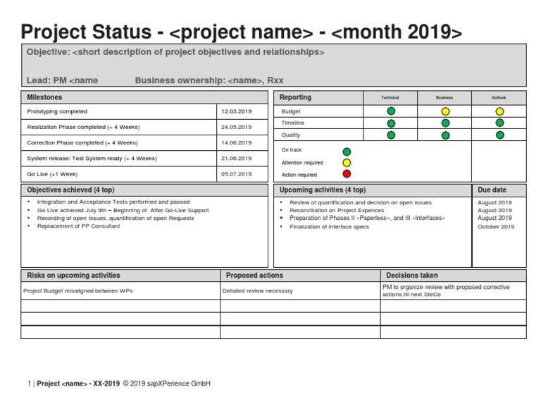Project Status - : Objective | PDF | Business