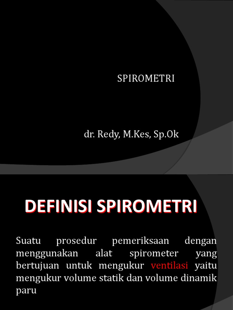 SPIROMETRI | PDF
