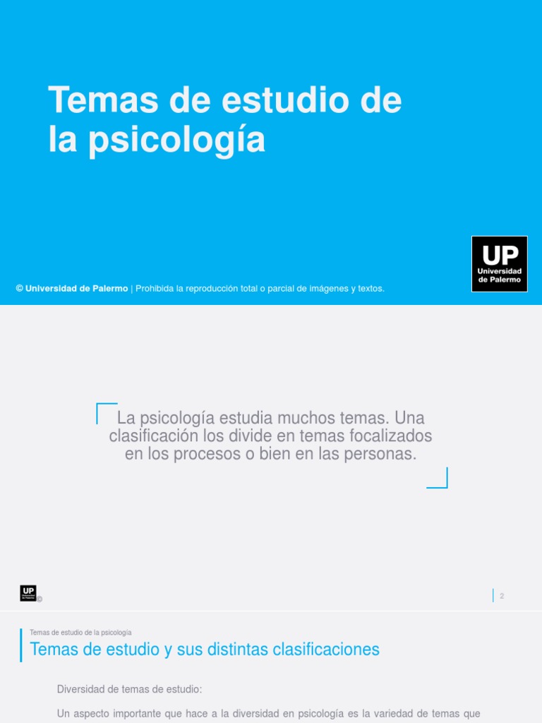 Temas de Estudio de La Psicologia | PDF | Sistema nervioso | Sicología